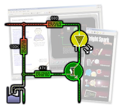 Bright Spark circuit simulation software - Mentis