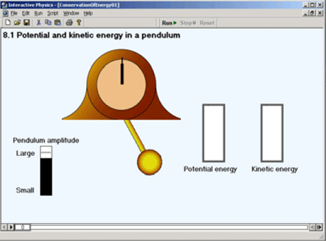 Interactive Physics software - Mentis